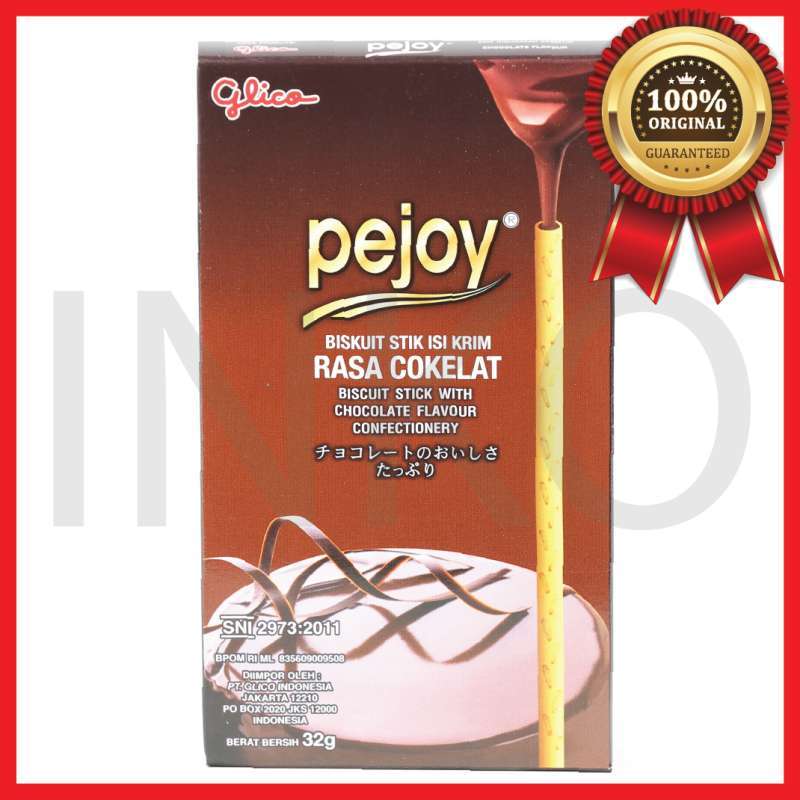 Jual Glico Pejoy Chocolate Flavour Biskuit Stik [32g] di Seller inko ...