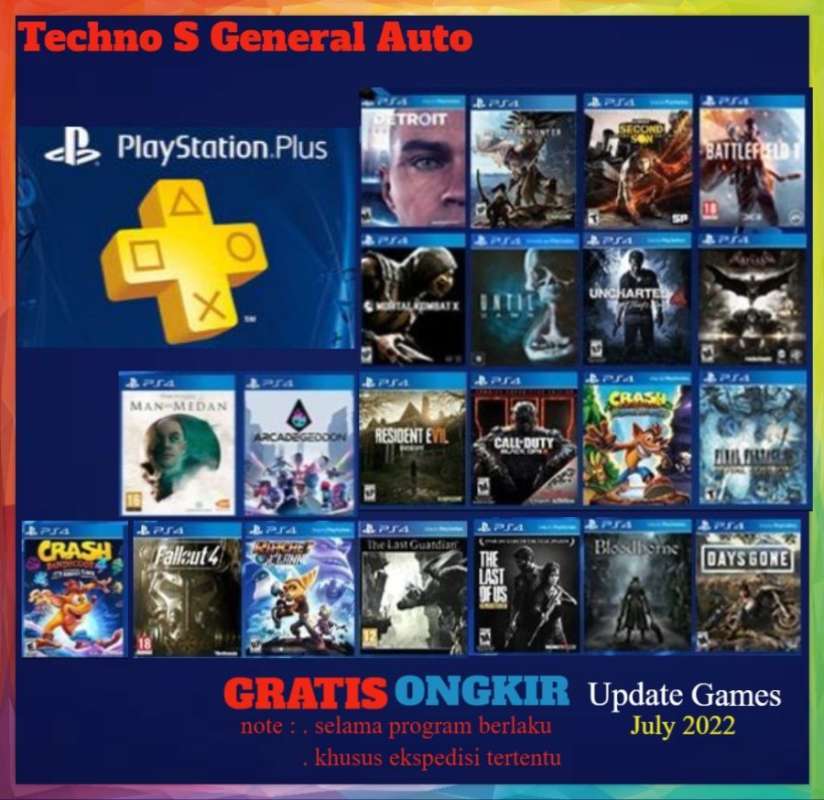 Jual Ps4 Pro 1tb Fullgame Original / Ps 4 Pro 1 Tb Full Game New Seri ...