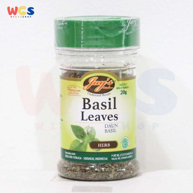 Jual Jays Basil Leaves Daun Basil Herbal 20 gr di Seller misterj_online ...