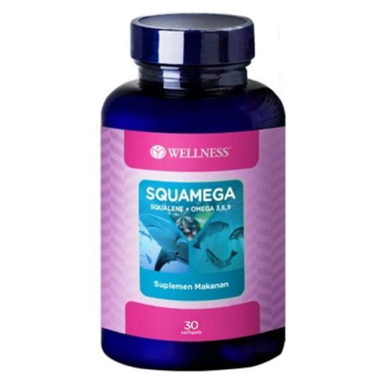 Jual Wellness Squamega Squalene Omega 3 6 9 Fish Oil Suplemen [30 ...