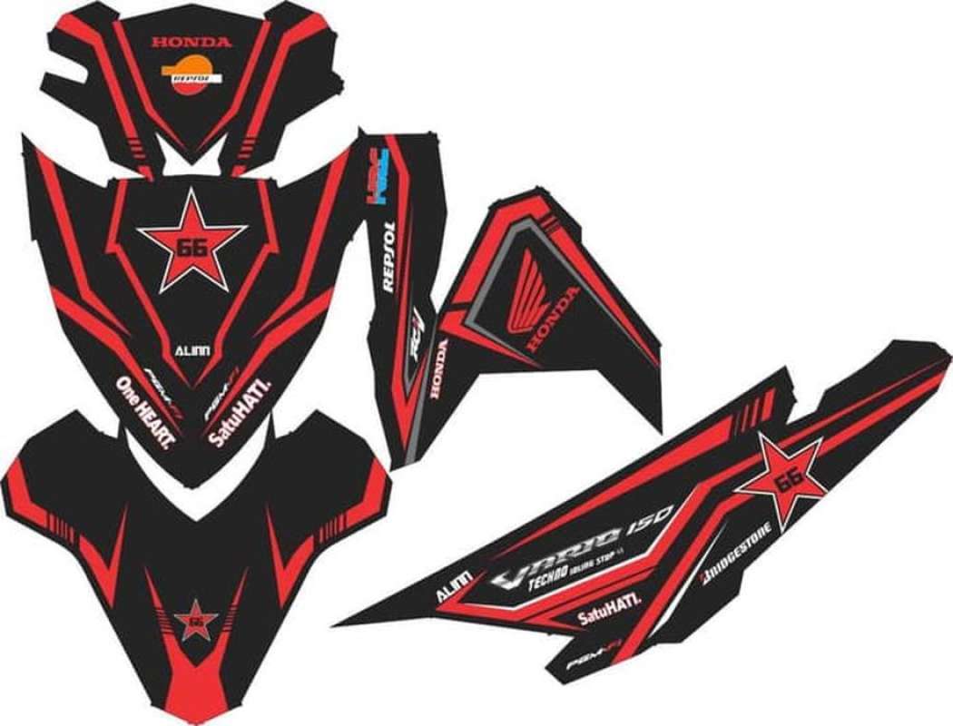 Jual Master Decal Modifikasi Stiker Motor for Honda Vario Esp 125 ...