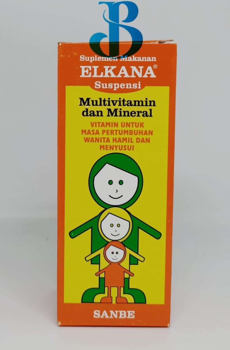 Jual Elkana sirup suspensi multivitamin dan mineral di Seller Apotek ...