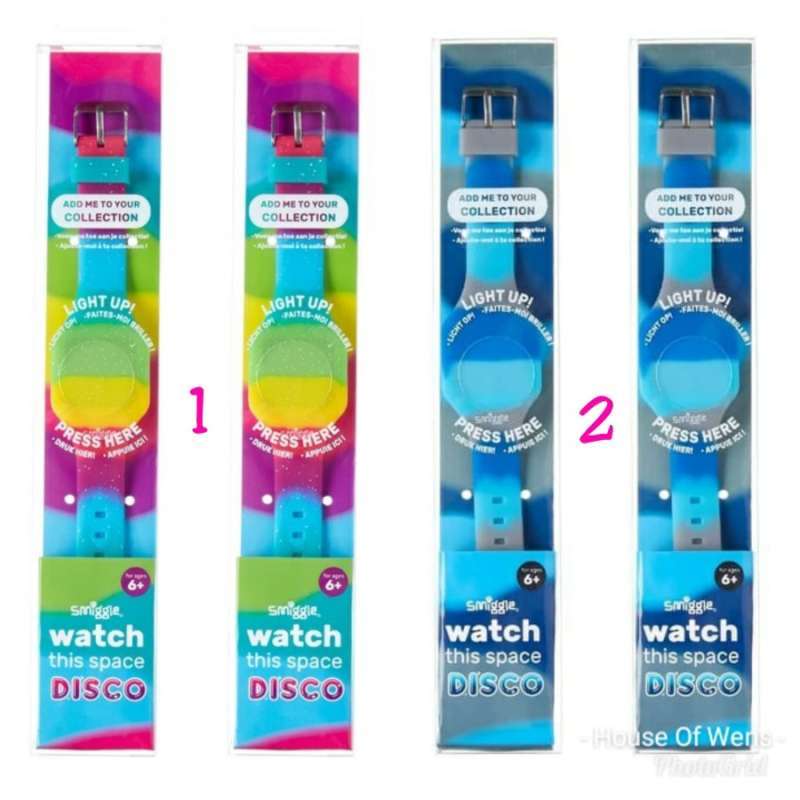 Jual SMIGGLE DISCO WATCH THIS SPACE - JAM TANGAN ANAK SMIGGLE - Biru ...