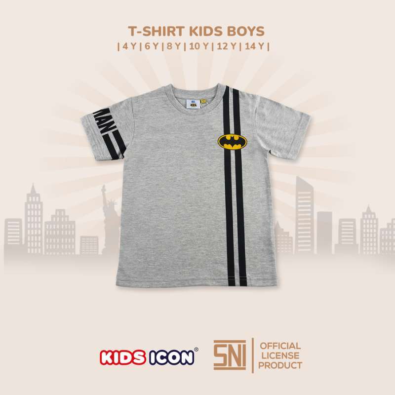 Promo KIDS ICON - Kaos Anak Laki-laki BATMAN 4-14 Tahun - Core ...