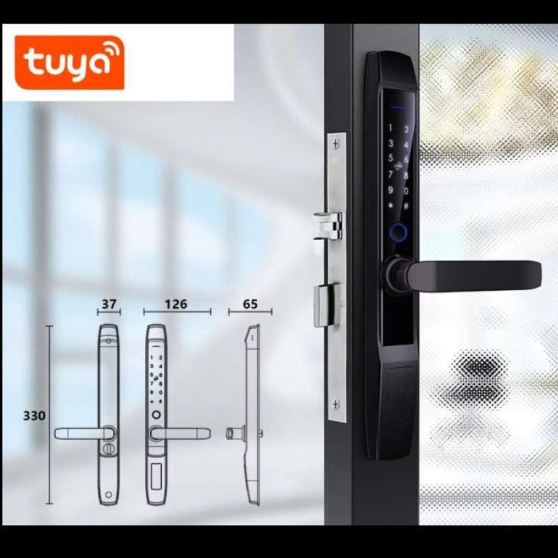 Jual ELOCK Broken Bridge Aluminum Alloy Door Lock SUS-304 Stailess Steel di Seller Artech ...