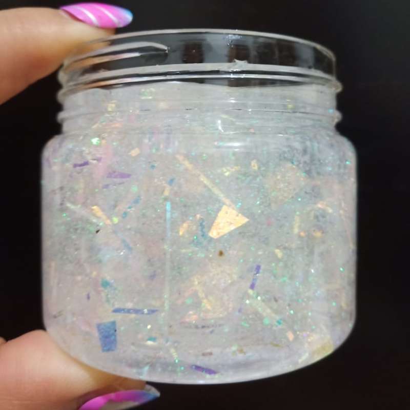 Jual ALYA SLIME Premium Holo Paper White Mainan Anak di Seller DIY Toys ...