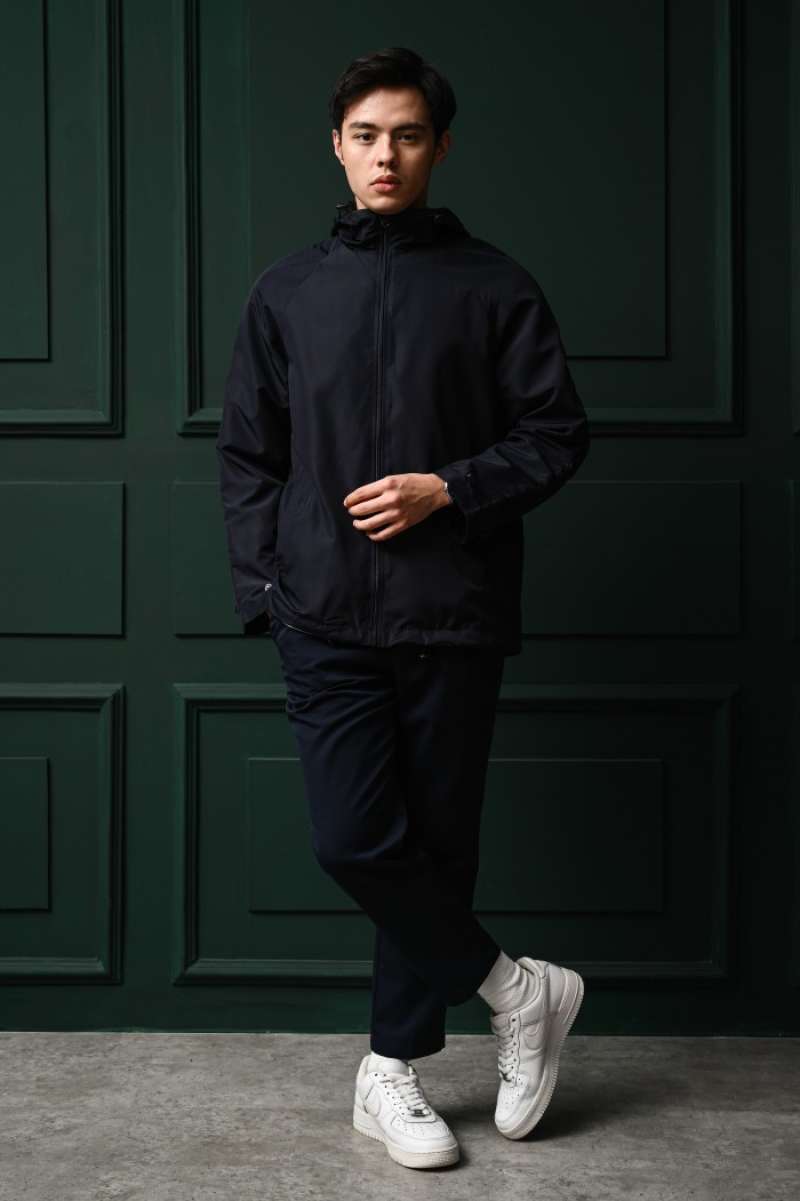 Jual Jaket Jaket Prepp Studio Windbreaker Jacket Navy Harga Miring di ...