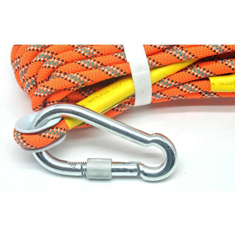 Jual Tali Climbing / Tali Safety Ntr Rope P 10 M L 8Mm + Carabiner di ...