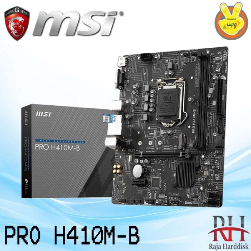 Jual Mainboard Msi Pro H410m-b - Matx Lga1200 Msi H410m B Intel Gen11 ...