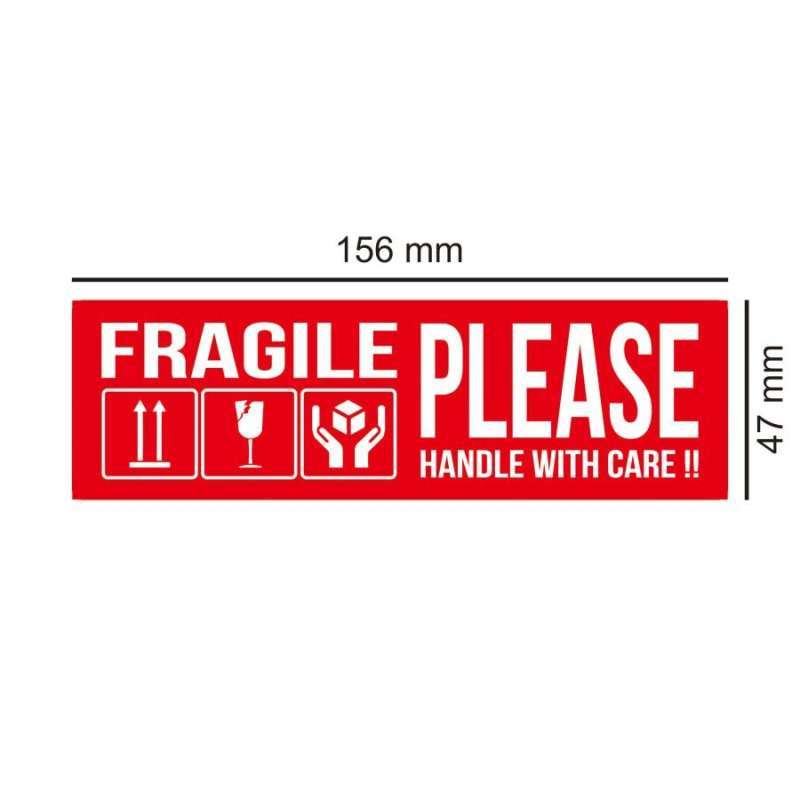 Jual Ready 20 pcs Stiker Fragile Sticker F002 di Seller AMSTOREINDO ...