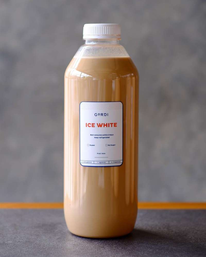 Jual Gordi Ice White - Es Kopi Susu (1L) di Seller Gordi ID - Kota ...