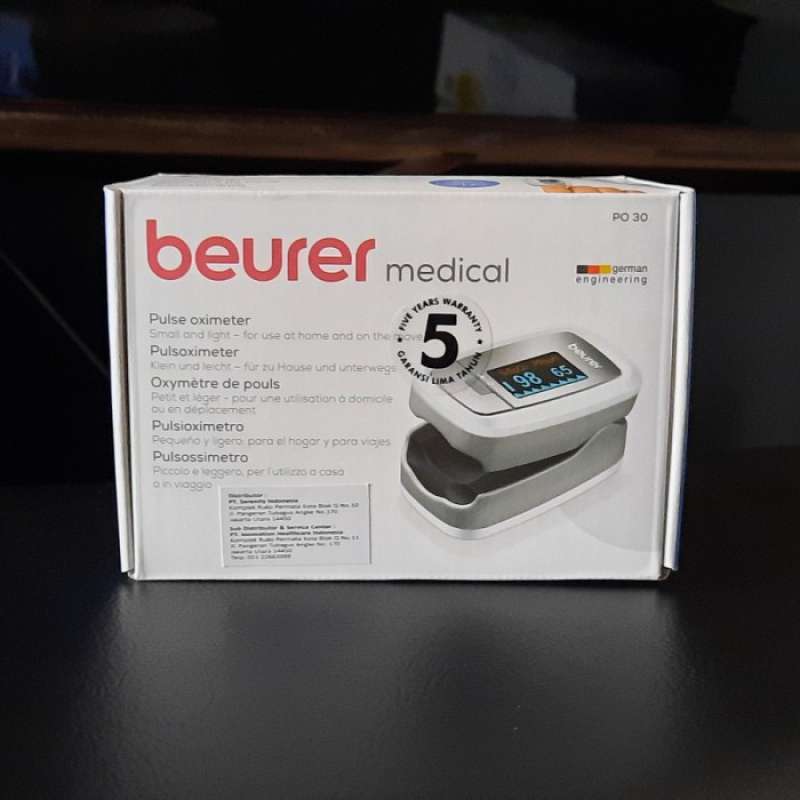Jual Beurer Oxymeter Oximeter Po30 Saturasi Spo2 Finger Pulse Po 30 di ...