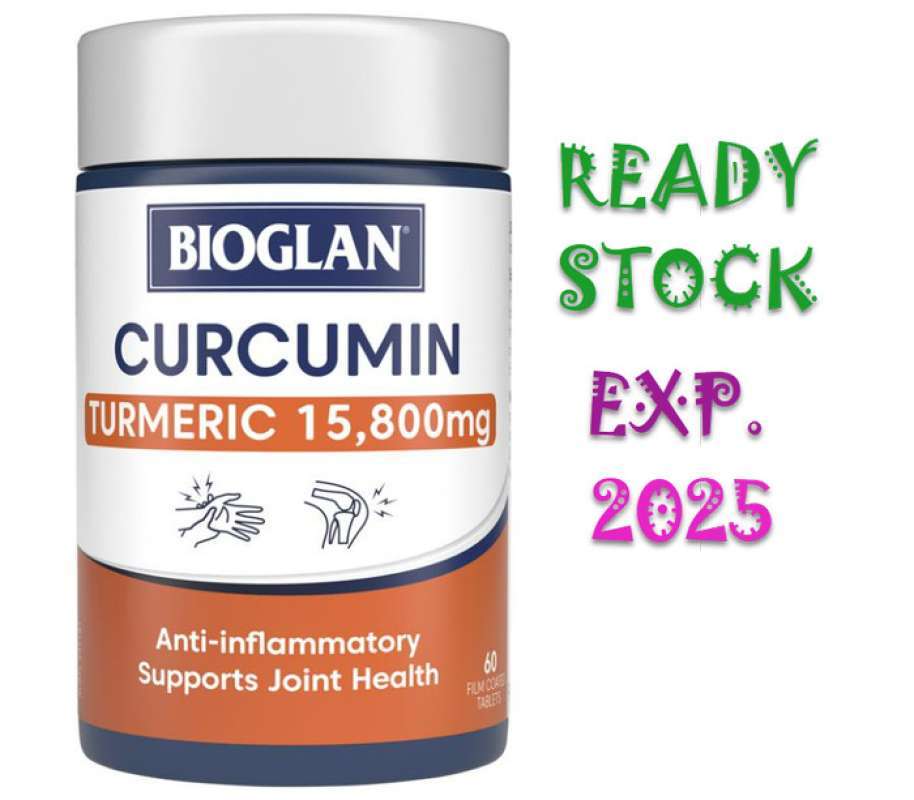Promo Bioglan Clinical Curcumin 60 Tablet (Turmeric 15,800Mg) Diskon 17 ...