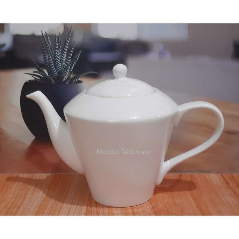 Jual Teko Keramik | Tea Pot | Putih Bone | Volume 1,2 Liter Di Seller ...