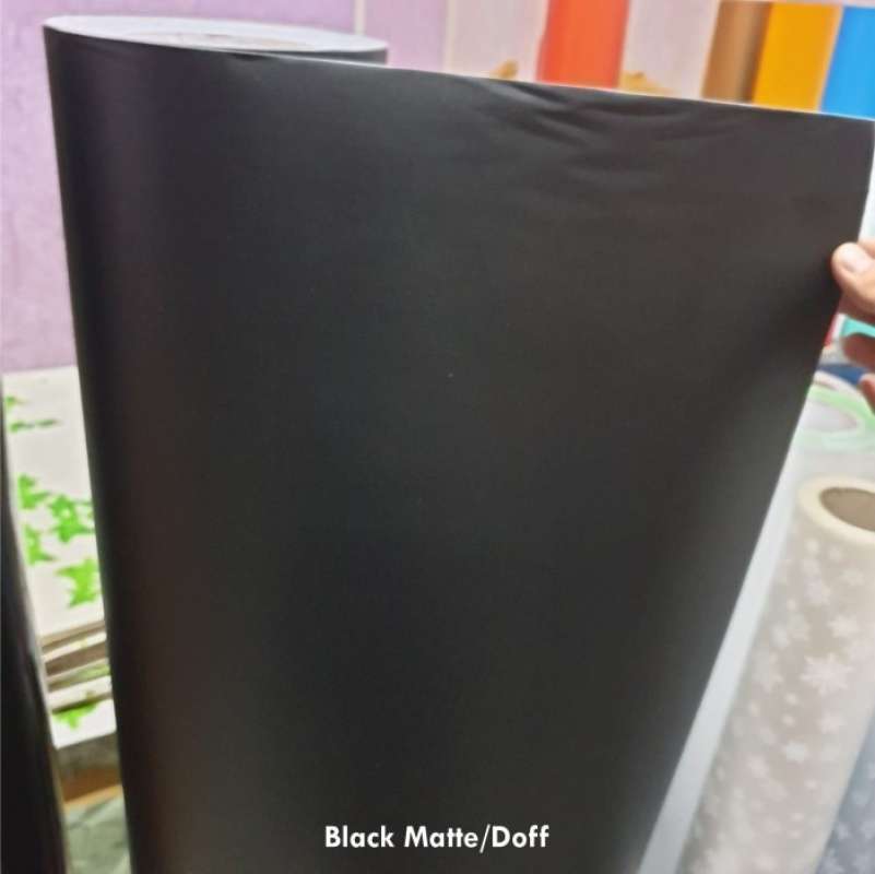 Promo Stiker Hitam Doff Matte Glossy Sticker Vinyl Untuk Motor Mobil ...