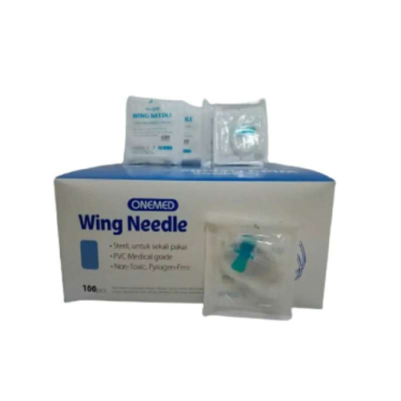 Promo Wing Needle 23G Onemed/ Needle Wing 23G Onemed Isi 100Pcs Diskon ...