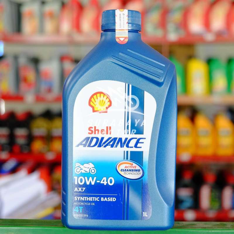 Promo Shell Oli Motor Advance 4T AX7 1L 1 Liter Sae 10W-40 1000 Ml ...