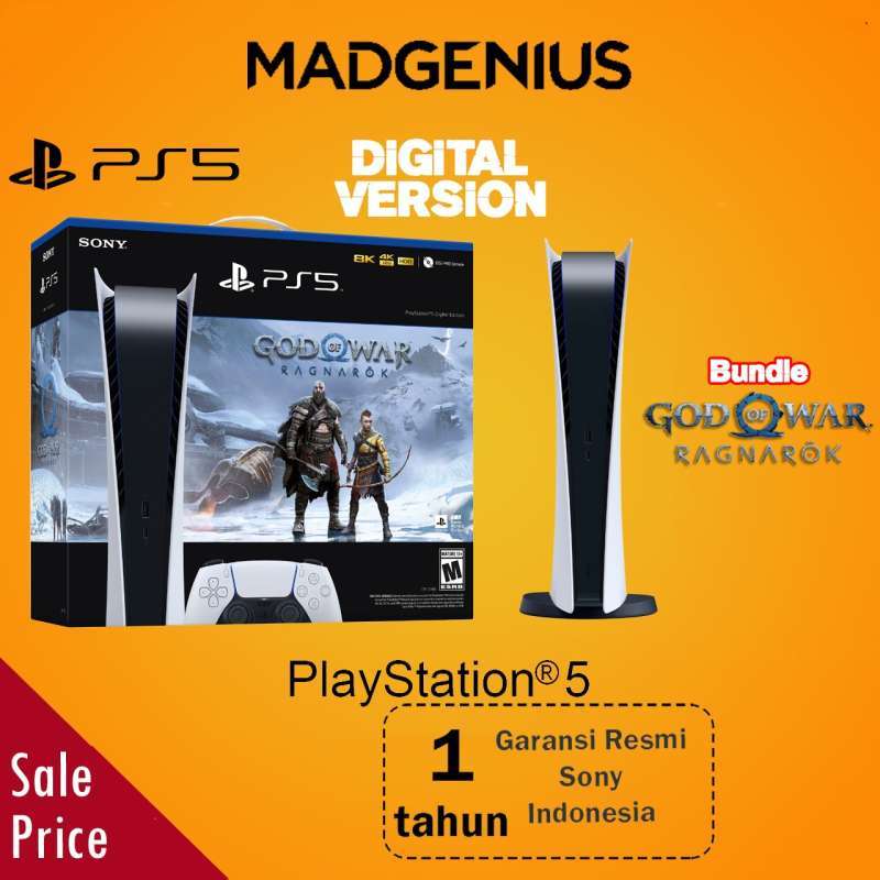 Jual Sony Ps5 Playstation 5 / Ps 5 Digital Bundling Gow Raknarok ...