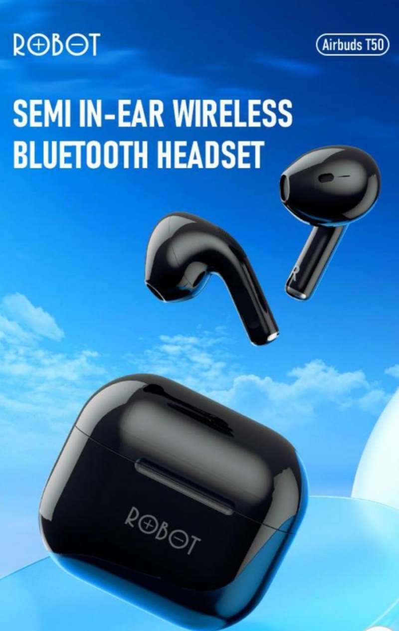 Jual Airdots Robot T50 Wireless Earphone Tws Bluetooth Hf Headset ...