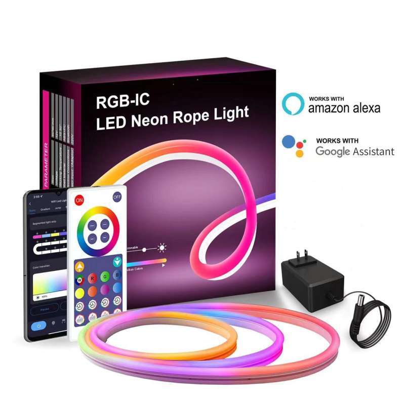 Promo Lampu Neon Flex Led Strip 5 Meter 300led Smd5050 Waterproof Ip68 ...