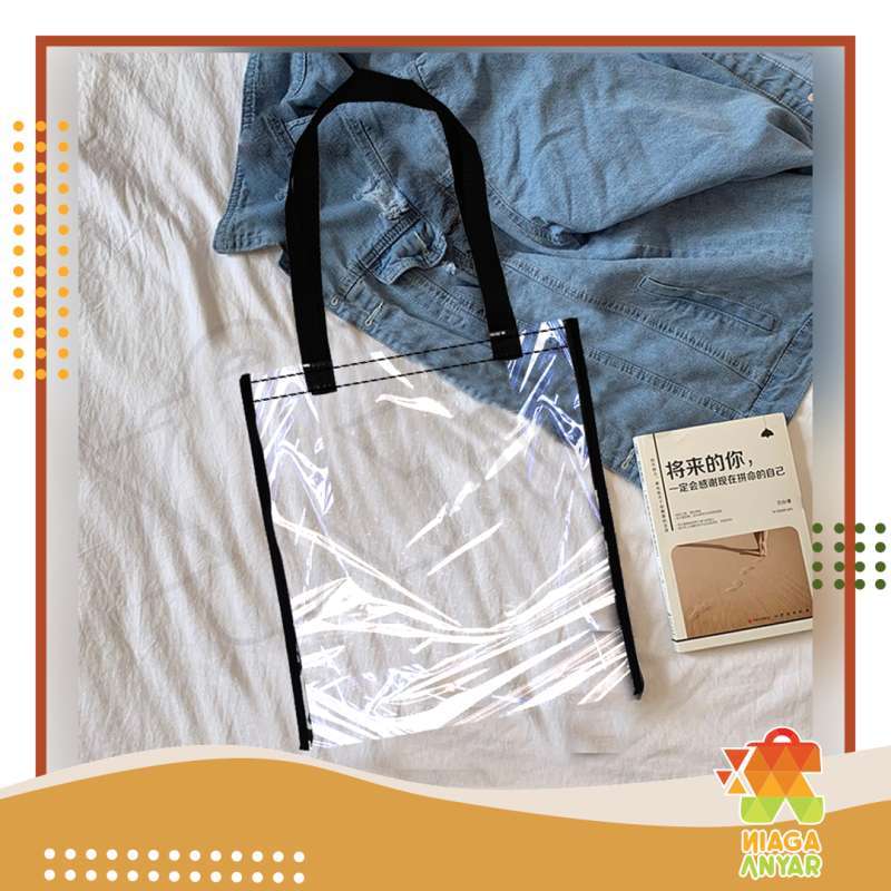 Promo NA Tas Tote Mika Bening / Tote Bag Transparan / Tas Konser Kpop ...