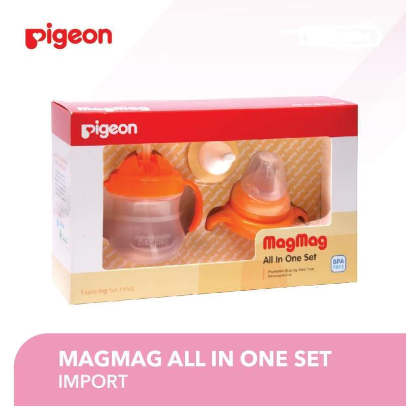 Jual Pigeon Mag Mag All In One Set Perlengkapan Minum Bayi di Seller ...