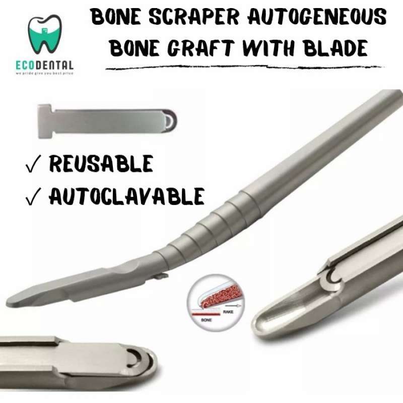 Promo Dental Bone Scraper Bone Graft Autogeneous Dental Implant Implan ...