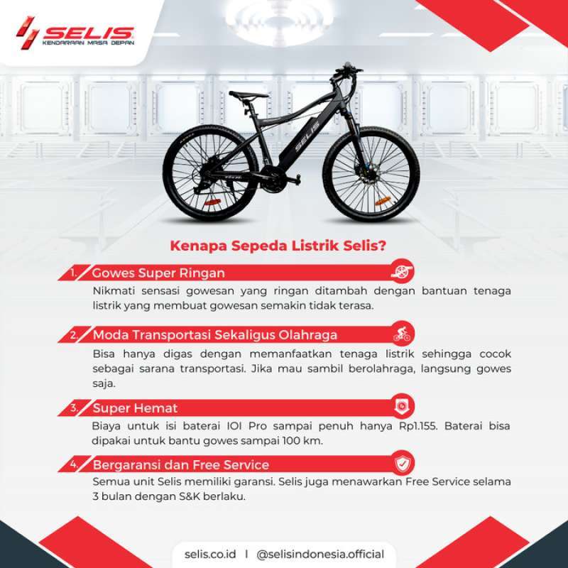 Jual Sepeda Listrik Selis Tipe Roadmaster Di Seller Yesen Store Tick ...