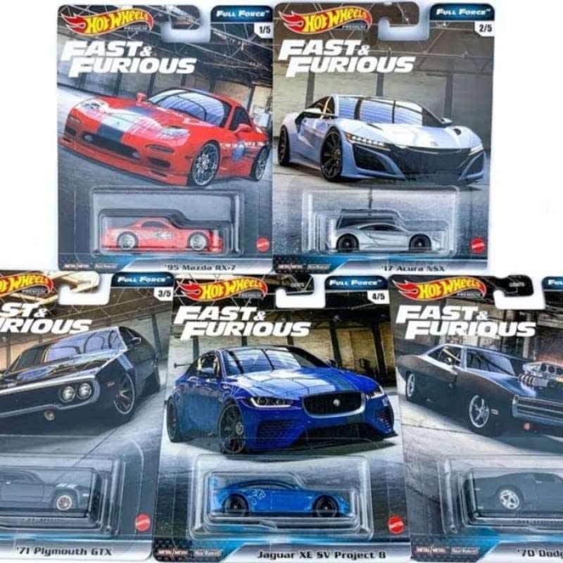 Jual Hot Wheels Fast and Furious Full Force FNF Dodge Charger Acura ...
