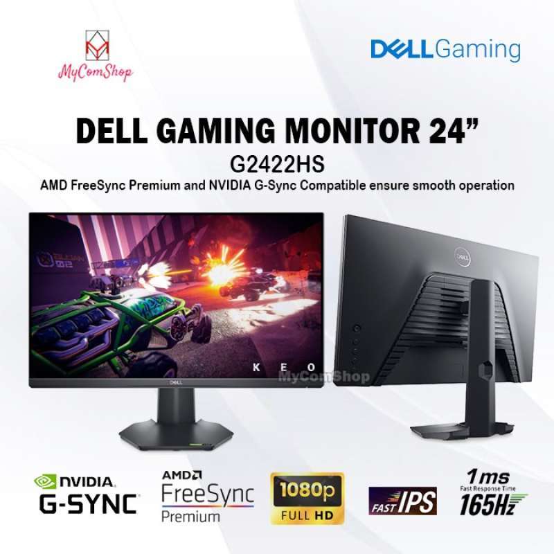 Jual DELL GAMING MONITOR 24 INCH IPS FULL HD 165HZ 1MS VESA 100 ...