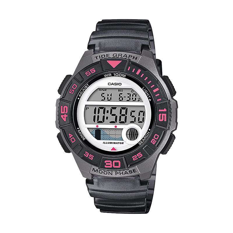 Jual Casio LWS-1100H-8AVDF Tide Graph Digital Dial Black Resin Strap ...