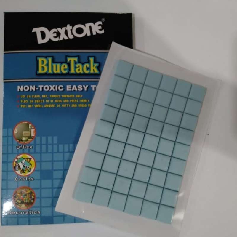 Promo Dextone Blue Tack Bluetack Lem Gum Pengganti Paku Diskon 27% di ...
