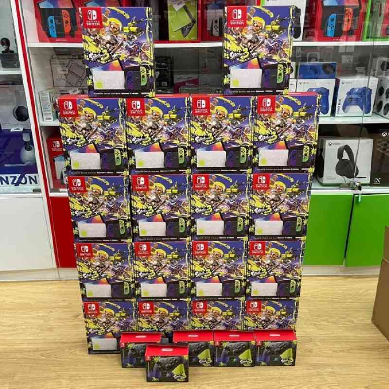 Promo Console Nintendo Switch OLED Splatoon 3 Edition - Multivariasi ...