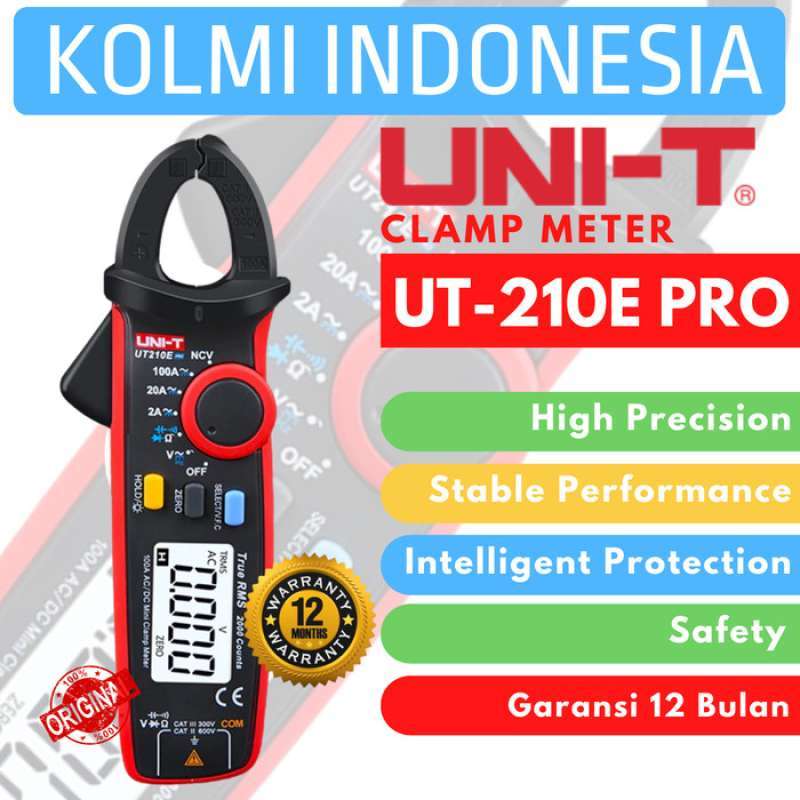 Promo UNI-T Digital Clamp Meter UT210E PRO Diskon 50% di Seller pusat ...