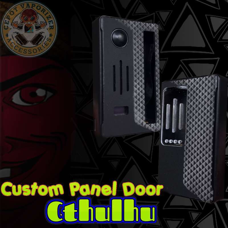 Jual Custom Panel Door Mix Triangle Pattern Enggrave Black for Cthulhu ...