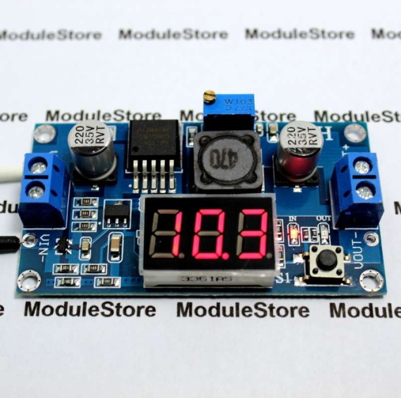 Jual LM2596 3A Step Down DC Adjustable Voltage Regulator LCD Display - Multicolor di Seller 15 ...