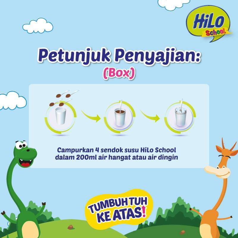 Promo Paket Hilo School - Hilo School Chocolate 500g & Original 400g ...