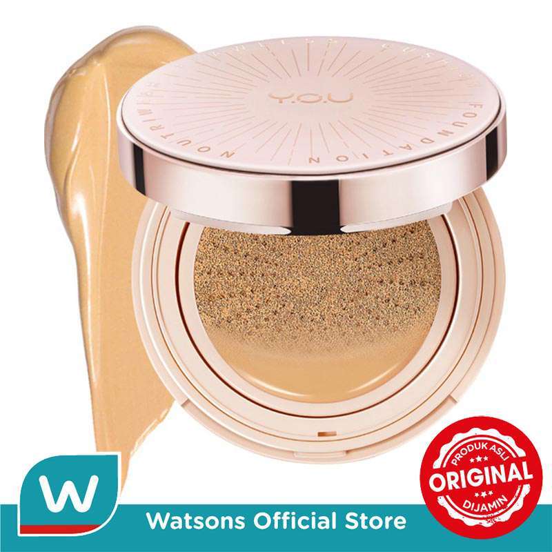 Promo Y.O.U Noutriwear+ Flawless Cushion Foundation W805 Yellow Beige ...