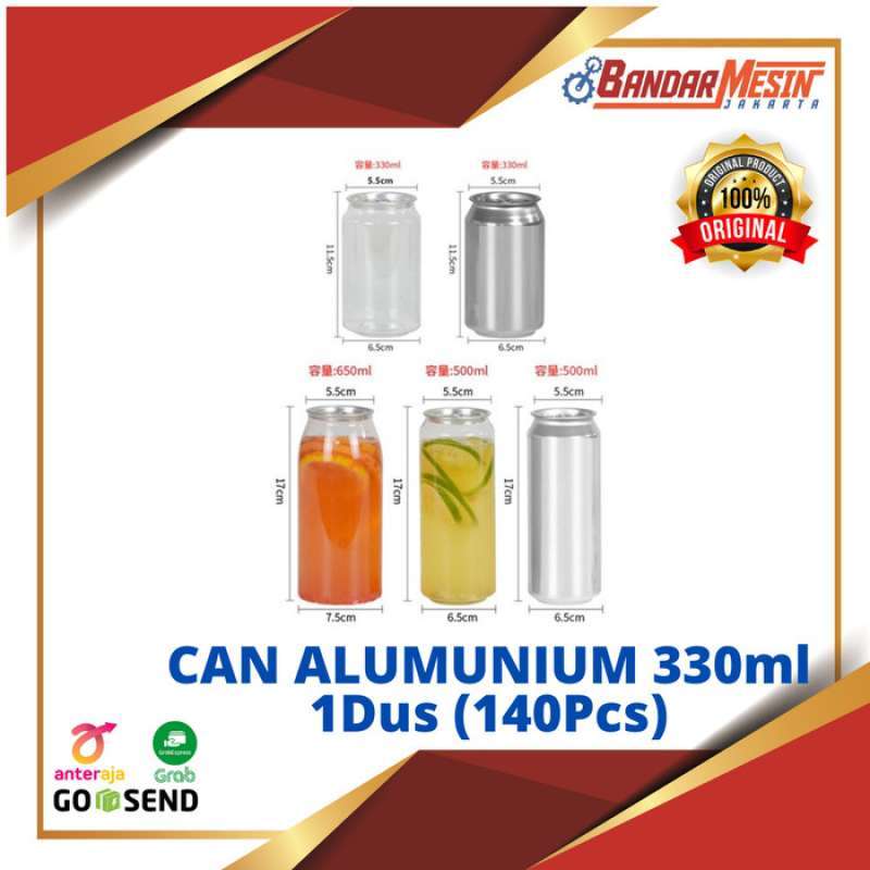 Promo CAN ALUMUNIUM BOTOL 330 ML 1 DUS ( 140PCS) Diskon 23% di Seller ...