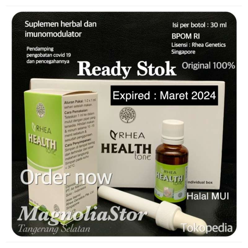 Jual Rhea Health Tone Supplement Herbal Dan Immunomodulator Di Seller ...