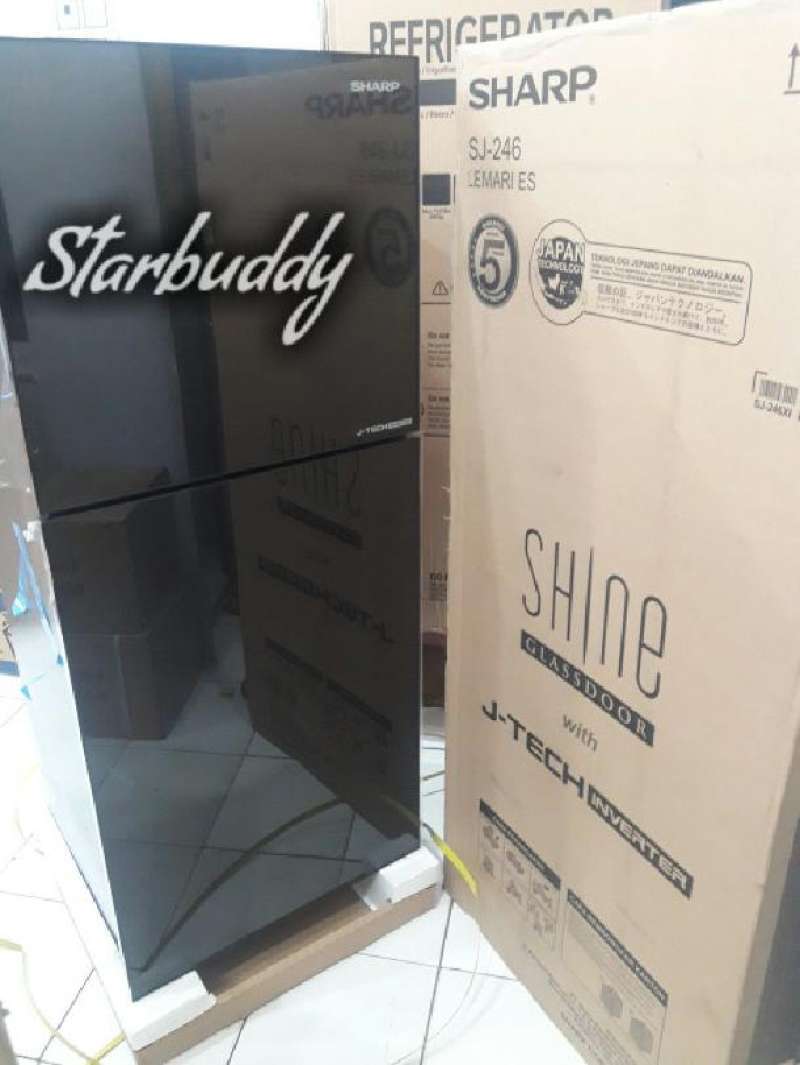 Jual SHARP KULKAS 2 PINTU SJ-246XI MK - JTECH INVERTER - JADETABEK di Seller Starbuddy ...