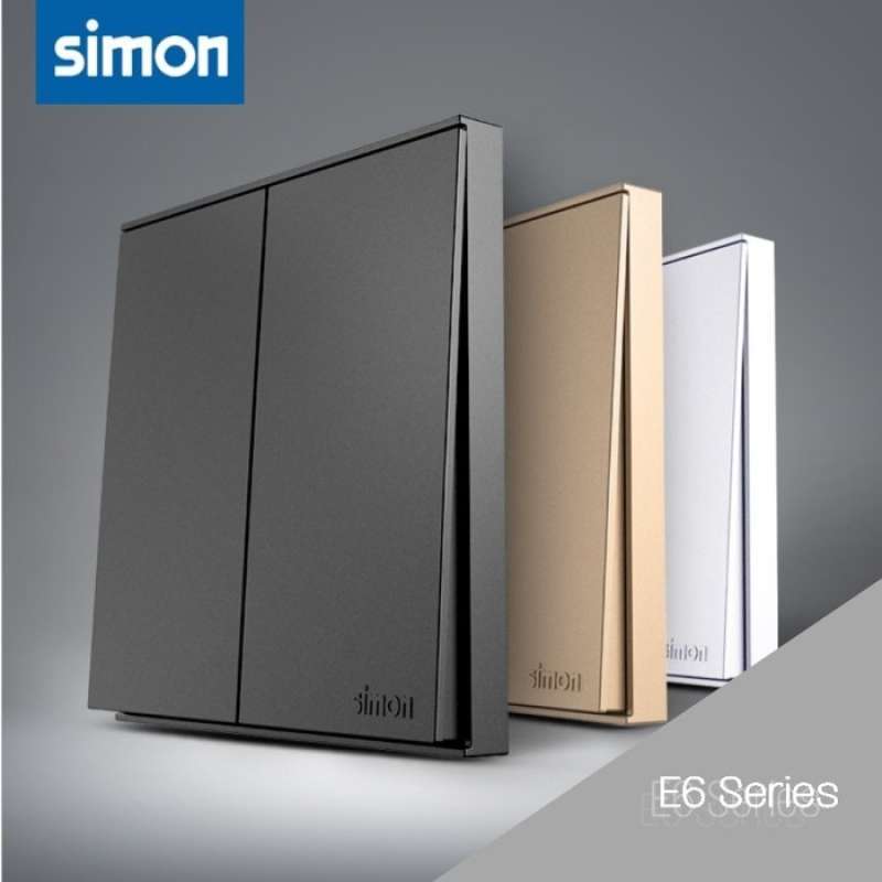 Jual Simon E6 Series 2 Gang 1 Way Switch - Putih Di Seller Interactive ...