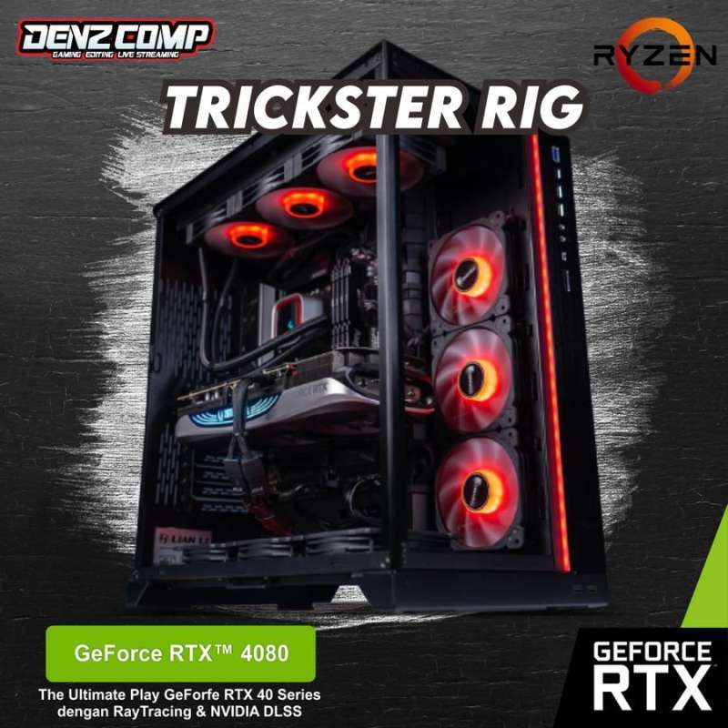 Jual TRICKSTER RIG PC | RYZEN 9 7900X | RTX 4080 | NVME 500GB | DDR5 ...
