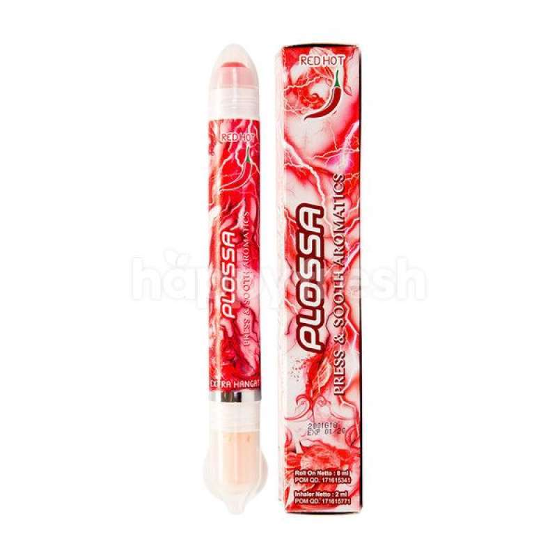 Jual Plossa Red Hot 8ml Minyak Aromatherapy Dan Inhaler Di Seller ...