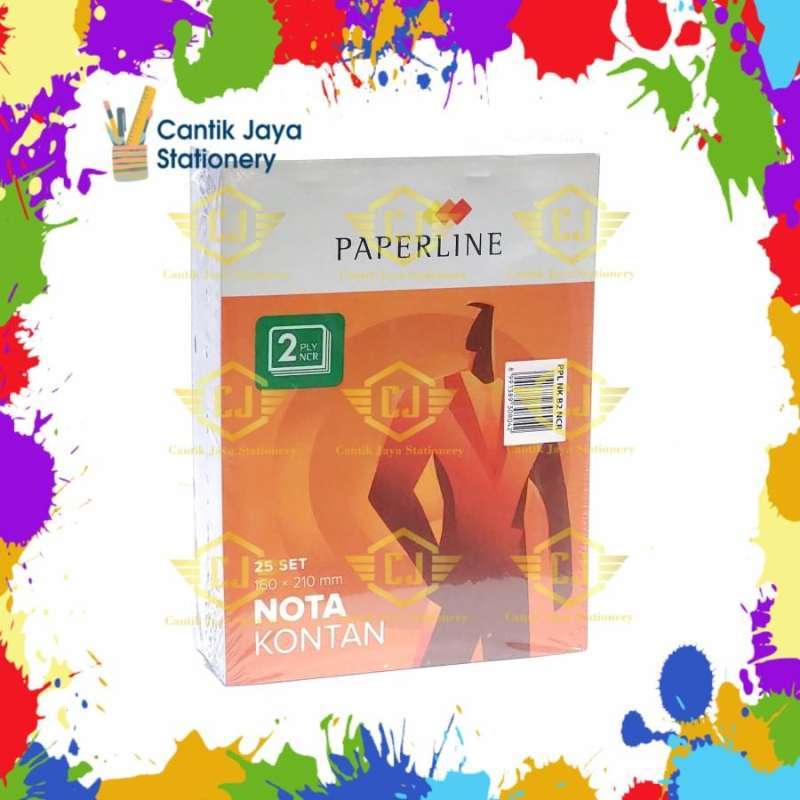 Jual 1 Pak / 10 Buku Nota Kontan Paperline B2 Ncr / Besar 2 Ply / 2 ...