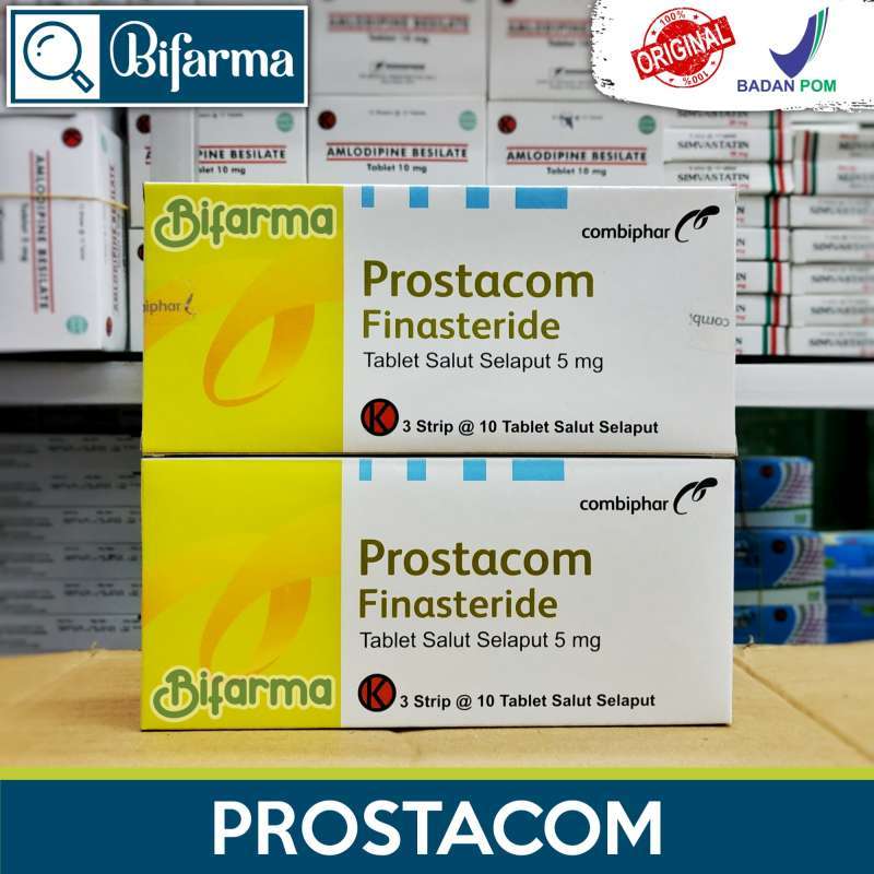 Jual Prostacom Finasteride 5 Mg /box @3 Strip Di Seller Apotik Hanifa - Pal Meriam-2, Kota ...