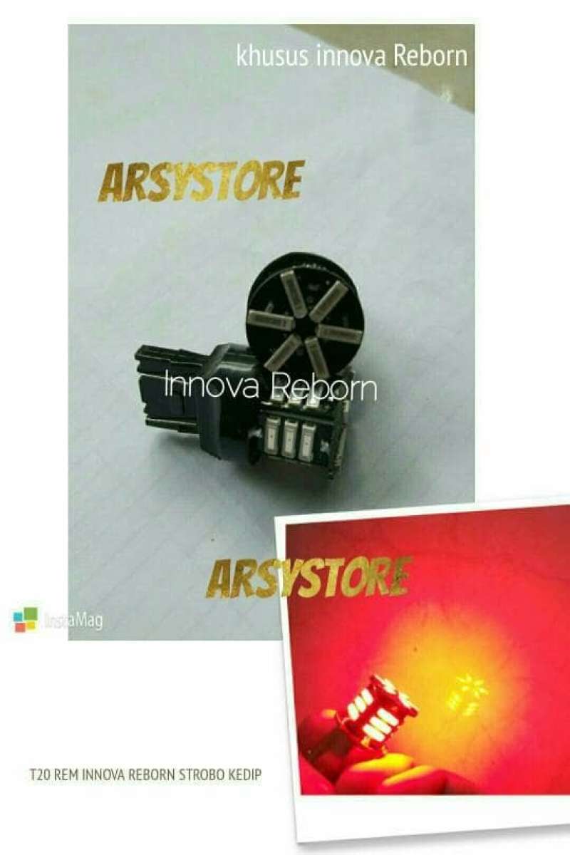 Promo Lampu Led Rem Innova Reborn Strobo Kedip T20 4 kawat Mobil Diskon ...