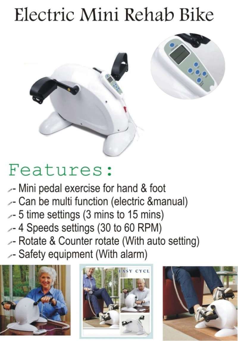 Promo Sepeda Latihan Mini Dilengkapi Motor Listrik For Terapi Kaki ...