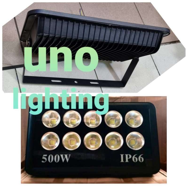 Jual Lampu Tembak Led 500 Watt 500w Sorot Floodlight Cob 500watt 10mata 220 Di Seller Gudang ...