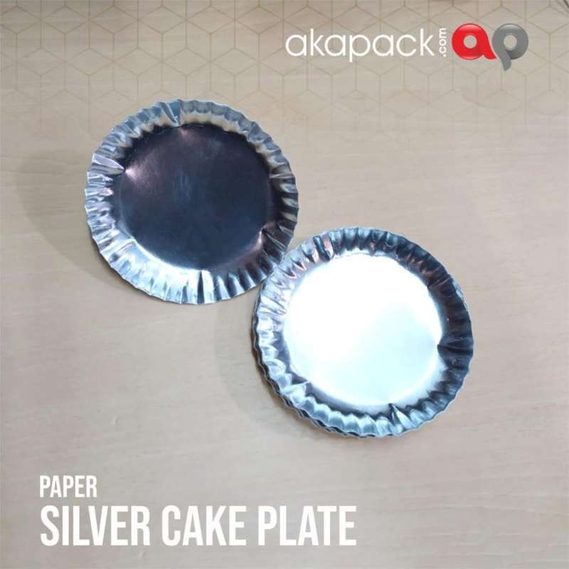 Jual PIRING KERTAS ULANG TAHUN / PAPER PLATE SILVER / PIRING KUE 13CM di Seller Akapack Kemasan ...